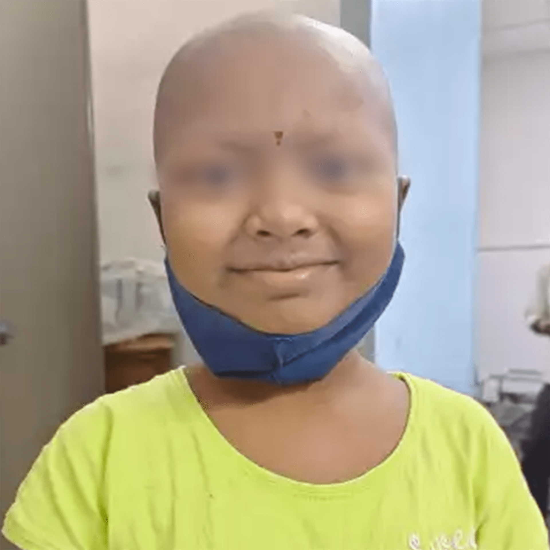 Battling cancer Swaranjali’s only hope is chemotherapy.